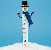Make your own snow ruler!